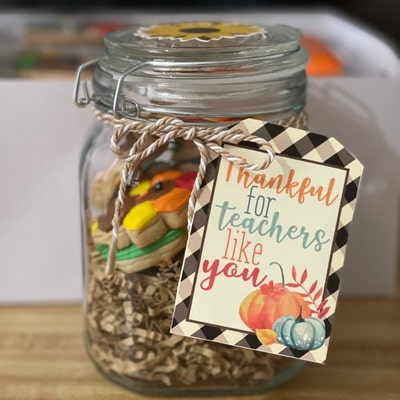 Thanksgiving Teacher Appreciation Printable Gift Tags, Autumn Fall ...