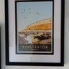 Hunstanton Cliffs and Lighthouse, North Norfolk Coast. Travel Poster ...