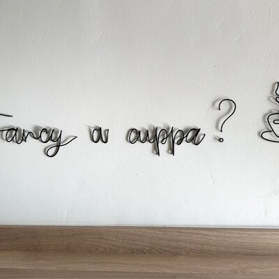 Family Wire Sign Custom Wire Words Personalised Wire Sign - Etsy