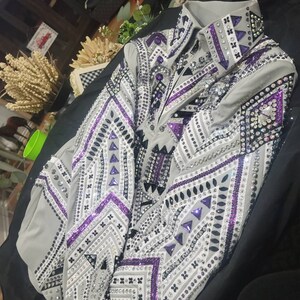 Women Show Jacket, Equestrian Pattern, Western Horse Show Jacket,horse ...