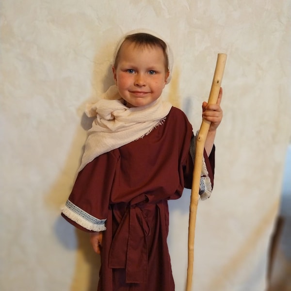 Children Youth the Chosen Unisex Bible Times Costume Tunic Head ...