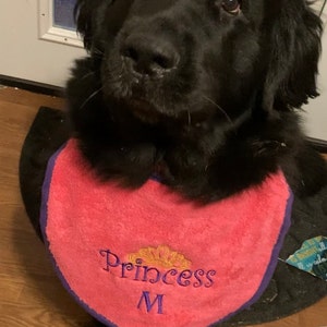 St Bernard Dog Bib ,large Drool Bib, Slobber Dog Bib , Large Breed Dog ...