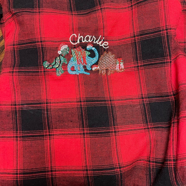 Holly Jolly Dino Crew Sketch Embroidery Design (instant Download) - Etsy