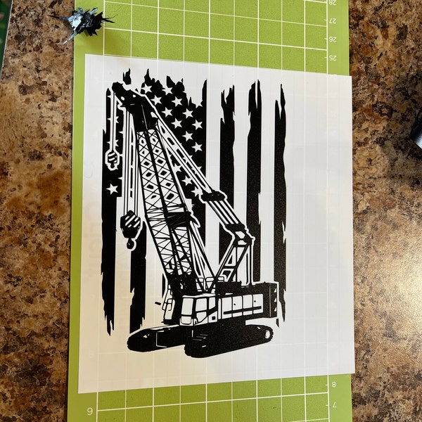 US Crane Svg | Crane Clipart | Crane Bundle | Construction Svg ...