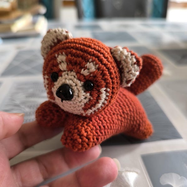 Crochet Pattern: Red Panda | PDF Pattern - Etsy
