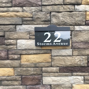 12 V DC Custom Illuminated LED Lighted Address Plaque Sign - Etsy Canada