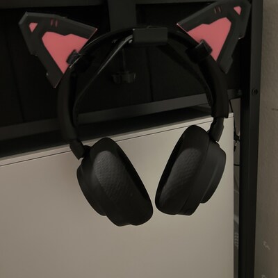 Mecha V2 Cat Ears Headset Attachment Cyberpunk Headphone Gaming ...