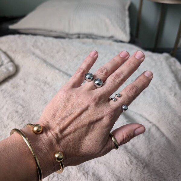 Chunky Gothic Cross Rope String Necklace Silver Stainless Steel Y2K ...