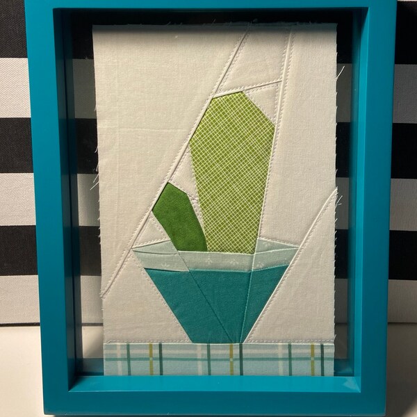 Cactus Paper Pieced Quilt Pattern in PDF - Etsy