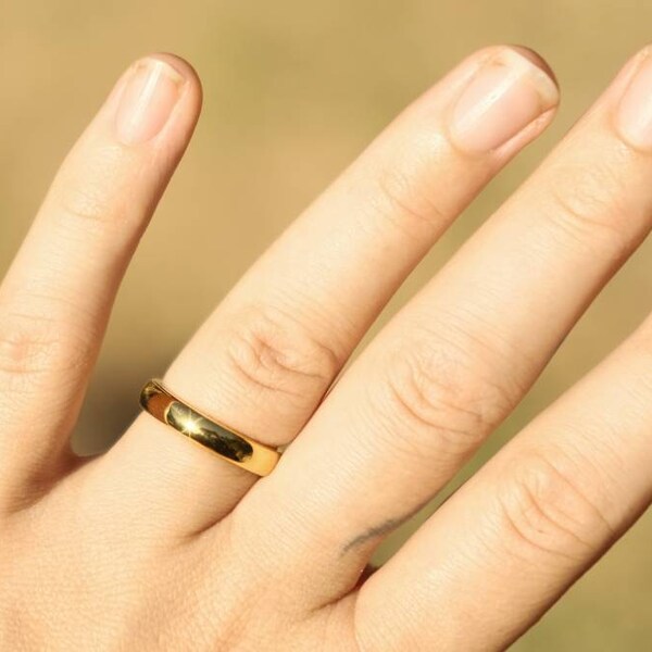 Silicone Rubber Wedding Ring / Band for Men and Women 6mm. - Etsy