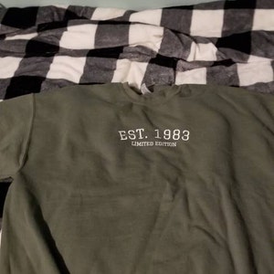 Est. 1993 Sweatshirt, 1993 Sweatshirt Embroidered, Est 1993 Crewneck ...