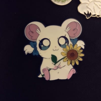 Neopets Paint Brush Darigan Brush Gold Glitter Small Enamel - Etsy