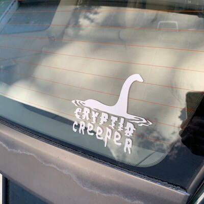 Cryptid Creeper Decal MULTIPLE STYLES AVAILABLE Mothman, Jersey Devil ...