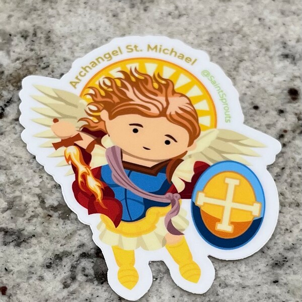 St. Michael the Archangel Sticker | Catholic Protector Saint | Defender ...