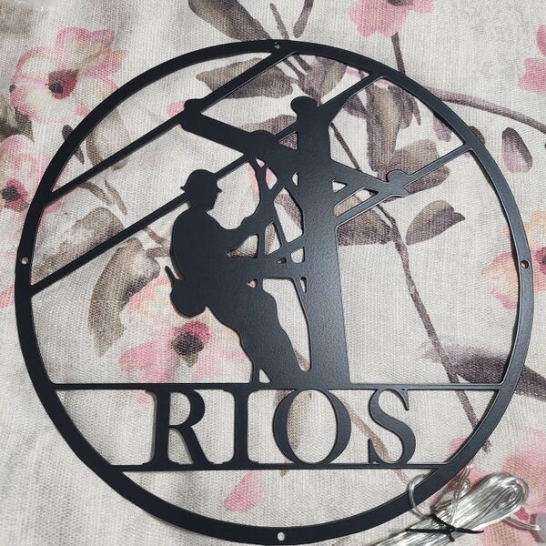 Custom Cactus Desert Mountain Metal Wall Art LED Light Personalized ...