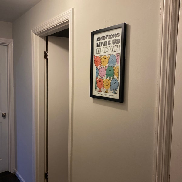 Emotions Make Us Human- 11x17 Print / Wall Art / Poster / Home Decor ...