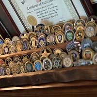 Challenge Coin Holder Canada Wall Mount Law Enforcement/military Coin ...