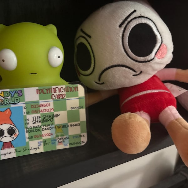 Dandy's World I.D. Card Bookmarks - Etsy