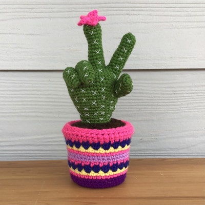 Cactus Hand CROCHET PATTERN / Amigurumi Cactus PDF English Pattern ...