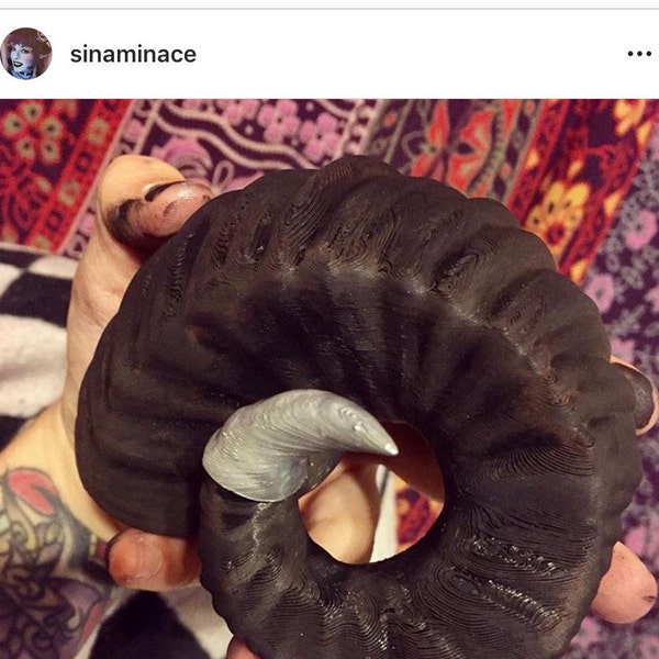 Small Curled Jester Style Horns - Etsy