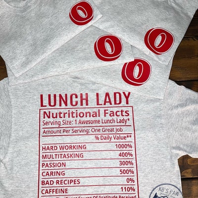 Lunch Lady SVG, Lunch Lady Nutritional Facts Svg, Nutrition Facts Svg ...