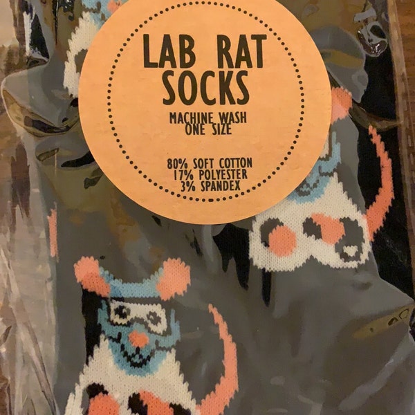 Lab Rat Socks Multipattern - Etsy