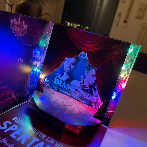 TADAA-BOX "Bühne frei" DIY – Explosionsbox – originelle Verpackung für ...