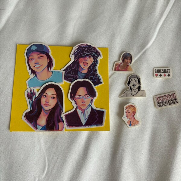 KATSEYE SIS Color-coded Art Stickers | Kpop Girl Group | Manon Sophia ...