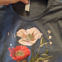 Vintage Poppy Shirt, Poppy Flower Shirt, Poppy Flower Gift, Boho ...