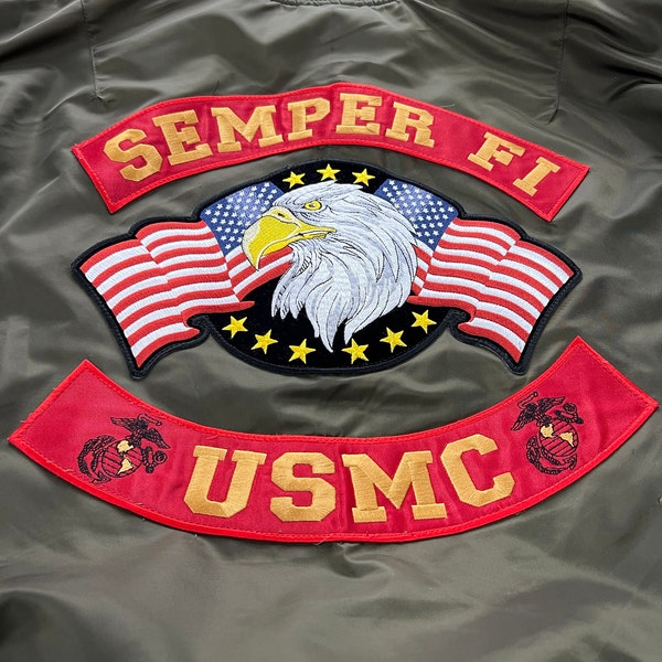 USMC Semper Fi Set of Rockers And/or Jacket Back - Etsy