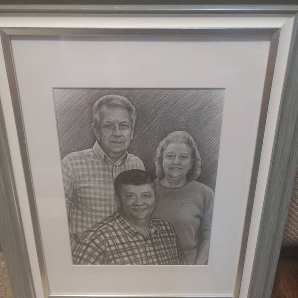 Custom Portrait, Realistic Drawing, Graphite, Friends, Rachel Green ...