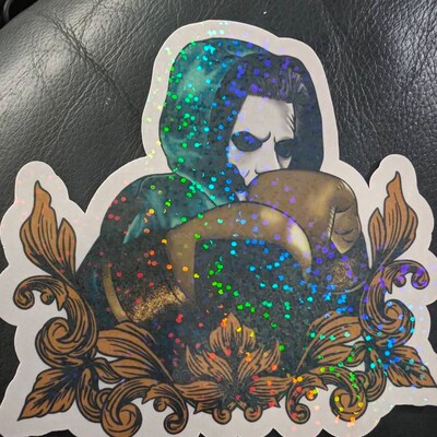 Boxing Papa IV Holographic Vinyl Sticker - Etsy