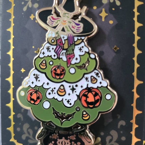 CHRISTMAS TREE. Enamel Pin. Hard Enamel Pin. Witchy Pin. Candy Corn ...