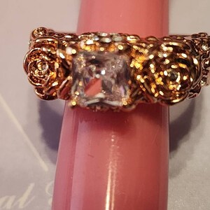 14K Gold Diamond Ring Men's Exquisite Gemstone Ring Wedding Band ...