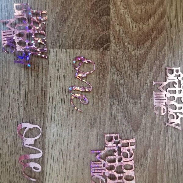 Personalised Birthday Confetti / Birthday Party Decor / Birthday ...