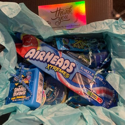 Pink & Purple Candy Gift Box With Popular Tik Tok Candies Over 2lbs of ...