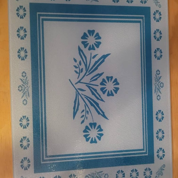 Vintage Pyrex Spring Blossom Green / Crazy Daisy Pattern Influenced ...