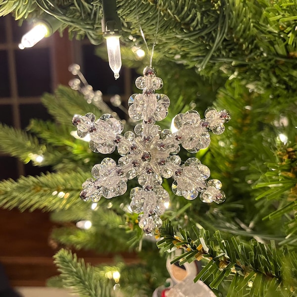 Peppermint Candy Icicle Ornament - Etsy