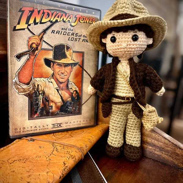 Indiana Jones Amigurumi Crochet Pattern PDF - Etsy