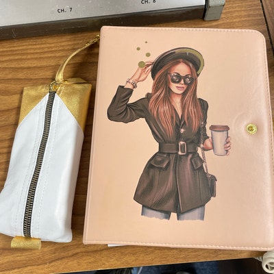 Blue A5 Planner Cover / A5 Planner Binder / Personalized Binder A5 ...