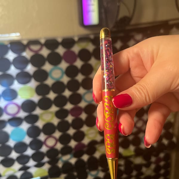 Custom Floating Glitter Fat Pens you Pick Colors - Etsy