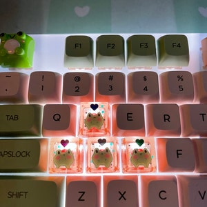 Purple Sparkle WASD Keycap Set Backlit Cherry MX OEM | Etsy