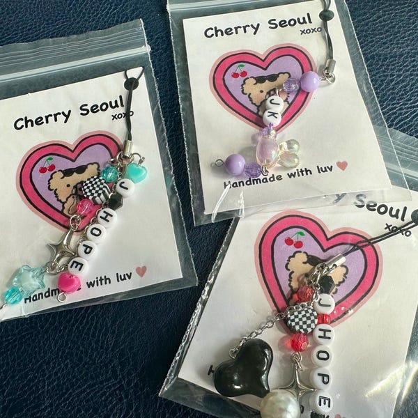 BTS J Hope on the Stage Tour Inspired Army Bomb/ Phone Charm - Etsy