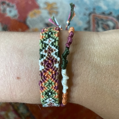 Woven Daisy Chain Friendship Bracelets, Visco,flower, Anklet, Boho ...