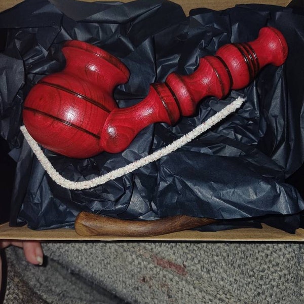 Rowan Ogham Wooden Pipe for Smoking / Tobacco Sherlock Pipe / Druid ...