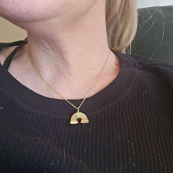 14K Real Gold Name Necklace, Nameplate Necklace, Personalized Jewelry ...