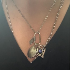 Puffy Initial Mini Bubble Letter Gold Filled Chain Necklace Stainless ...