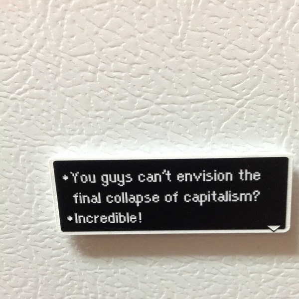Capitalism - Earthbound Dialog Box - Etsy