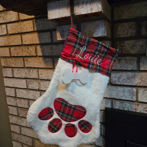 Personalized Christmas Stockings,name Embroidered Christmas Stockings ...