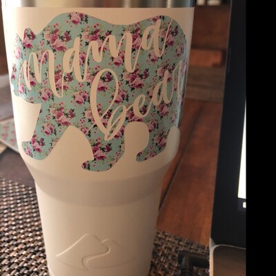 Vintage Rose Heat Transfer Vinyl, Adhesive Vinyl or Glitter Vinyl ...